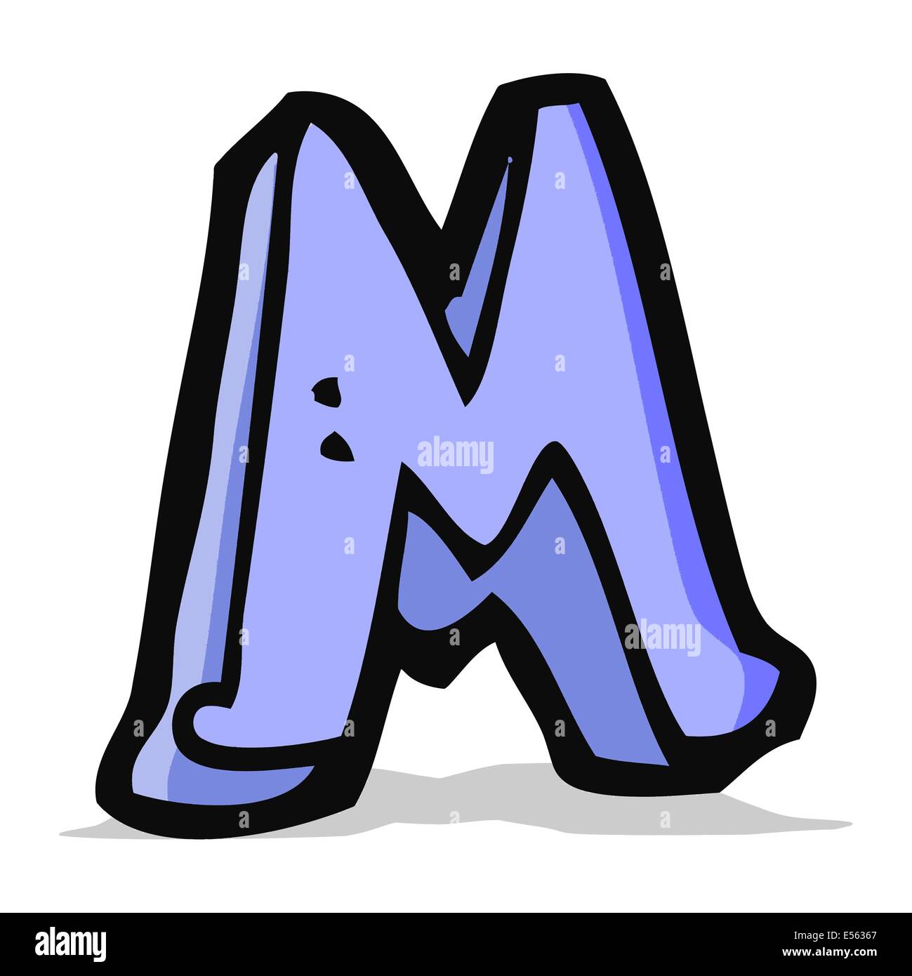 cartoon letter M Stock Vector Image & Art - Alamy