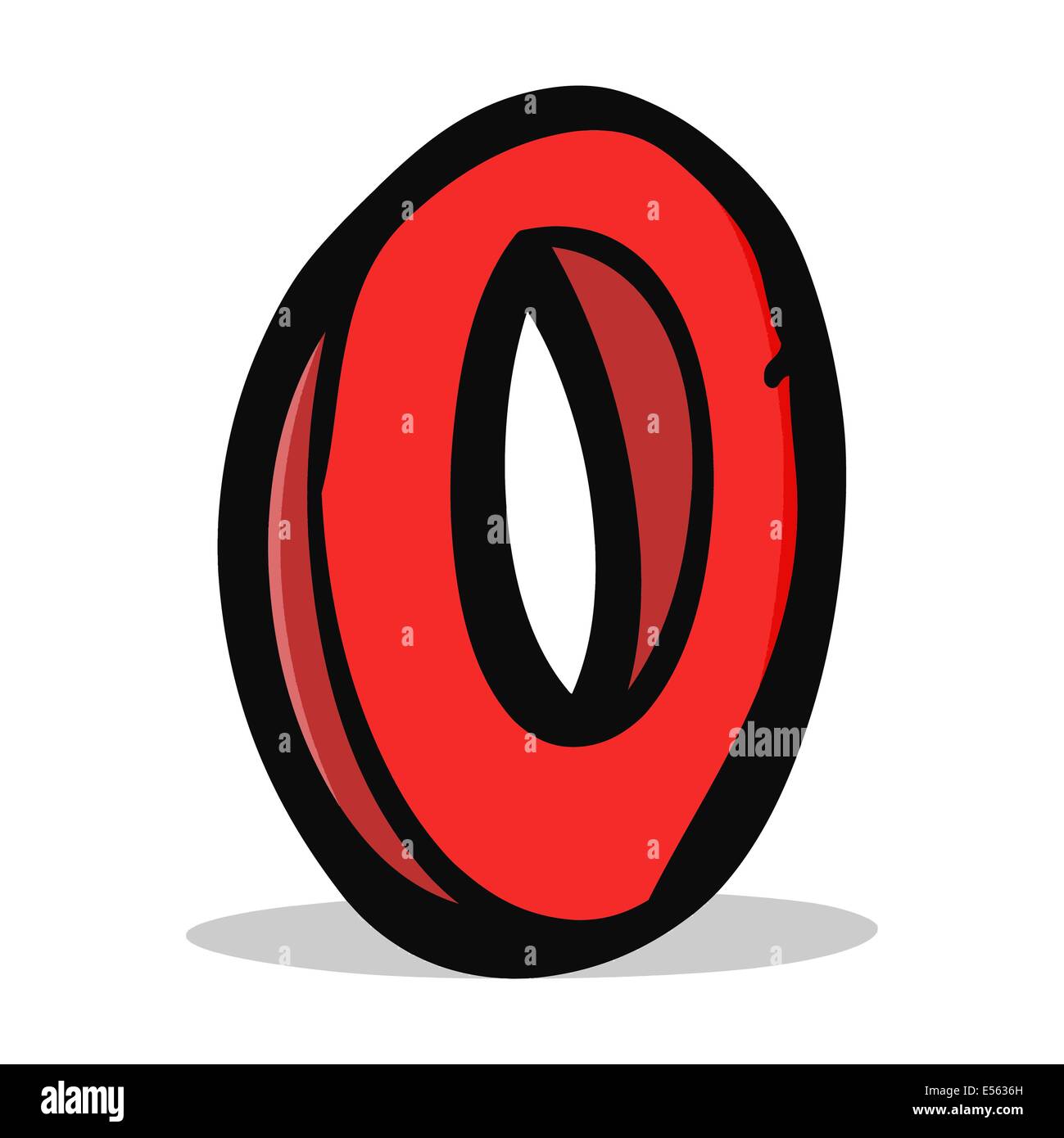 cartoon letter O Stock Vector Image & Art - Alamy