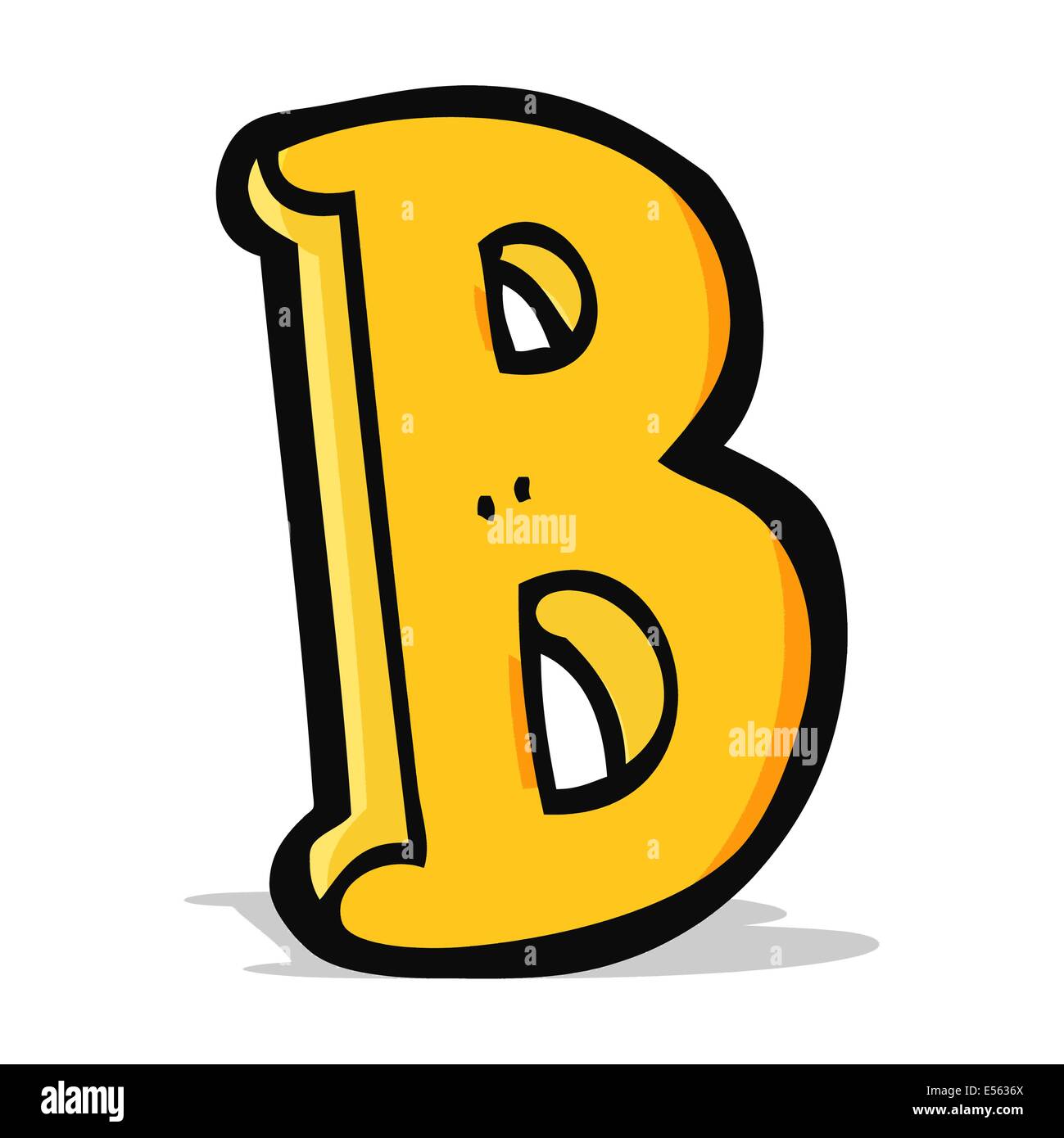 cartoon letter B Stock Vector Image & Art - Alamy