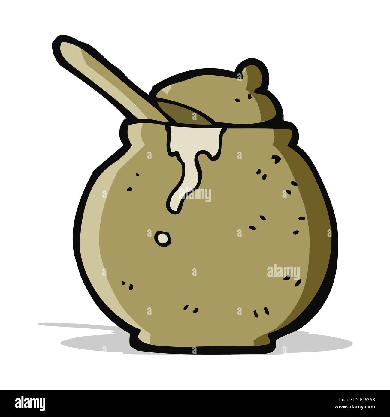 cartoon honey pot Stock Vector Image & Art - Alamy