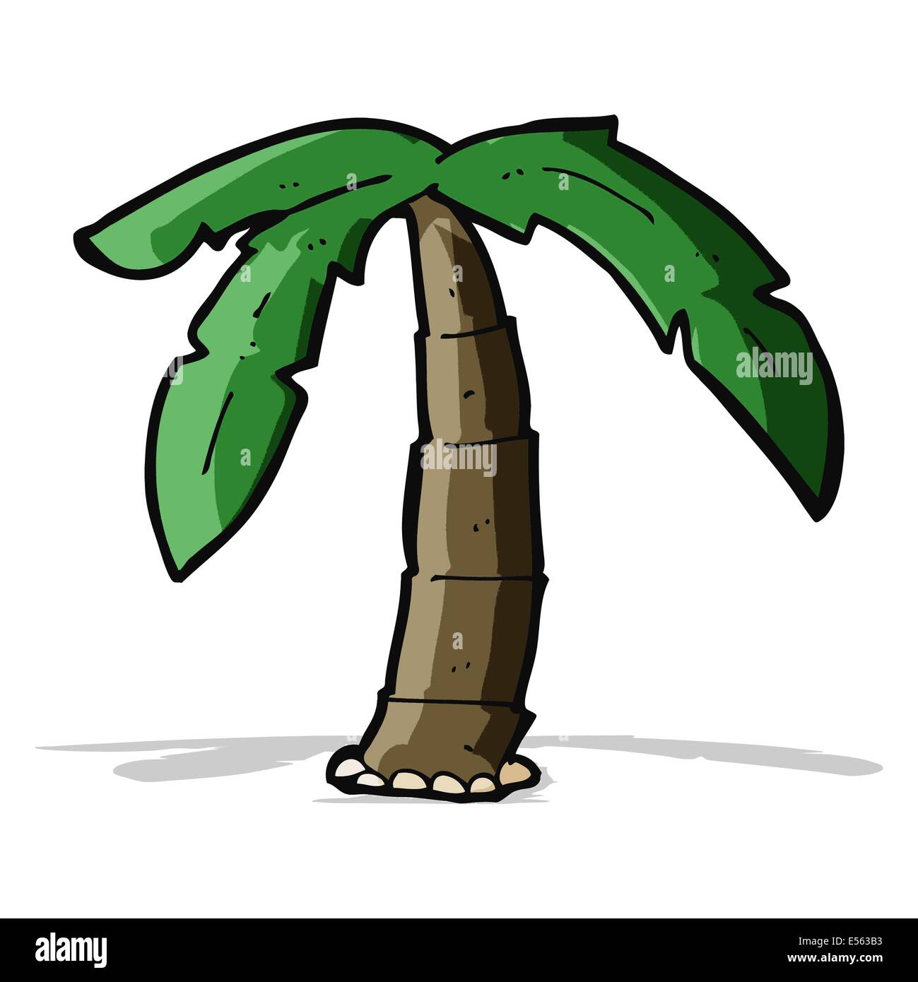 cartoon palm tree Stock Vector Image & Art - Alamy
