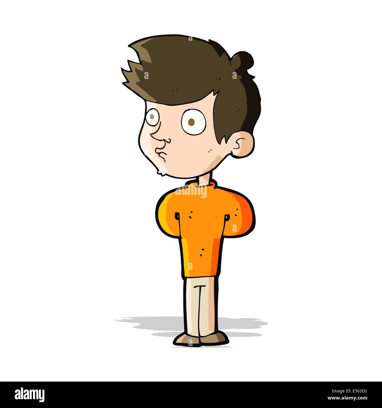 cartoon boy staring Stock Vector Image & Art - Alamy