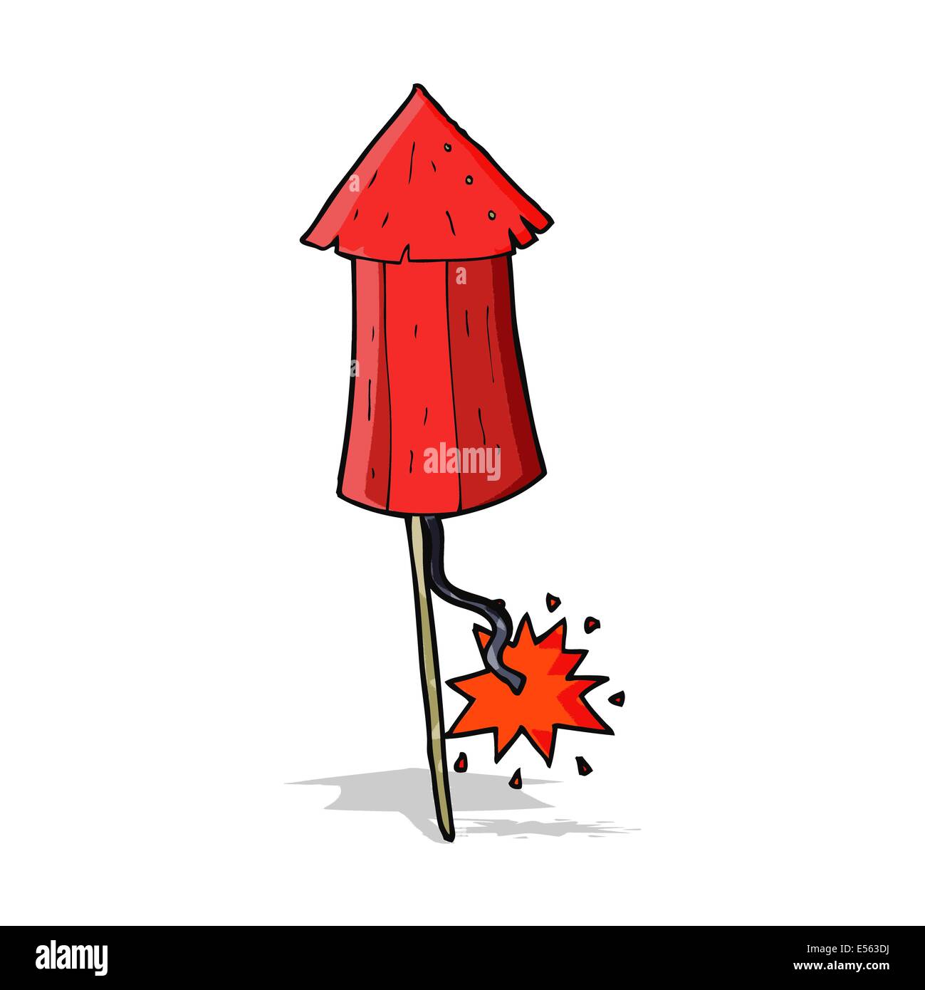 Cartoon old wood rocket hi-res stock photography and images - Alamy