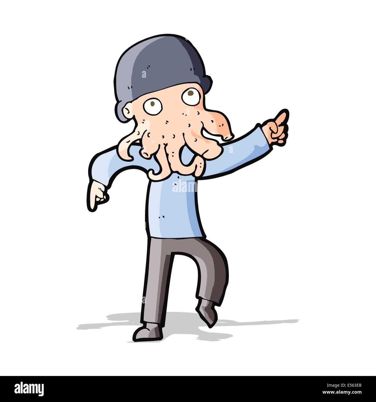 cartoon alien man dancing Stock Vector Image & Art - Alamy