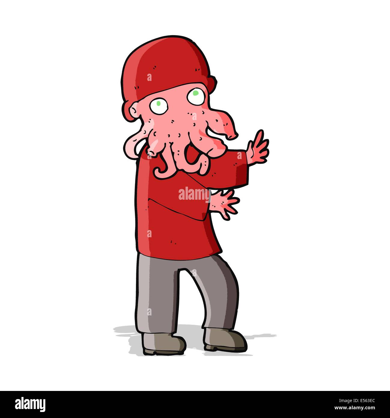 cartoon alien man Stock Vector Image & Art - Alamy
