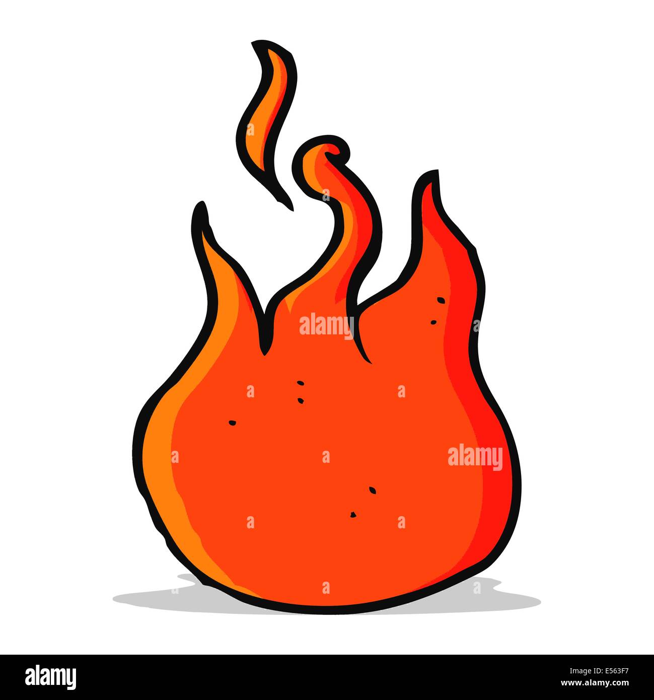 cartoon flame symbol Stock Vector Image & Art - Alamy