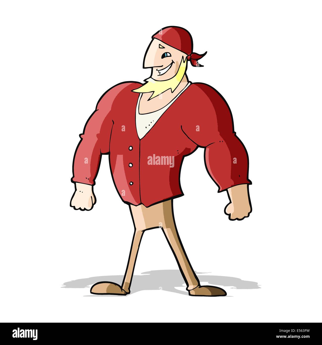Muscular sailor Stock Vector Images - Alamy