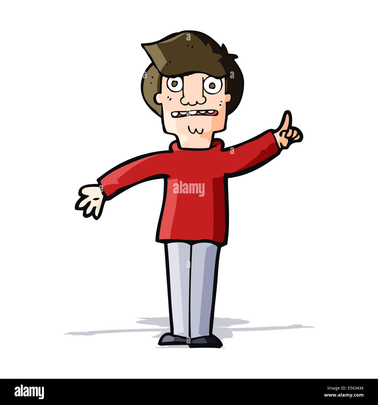 cartoon man asking question Stock Vector Image & Art - Alamy