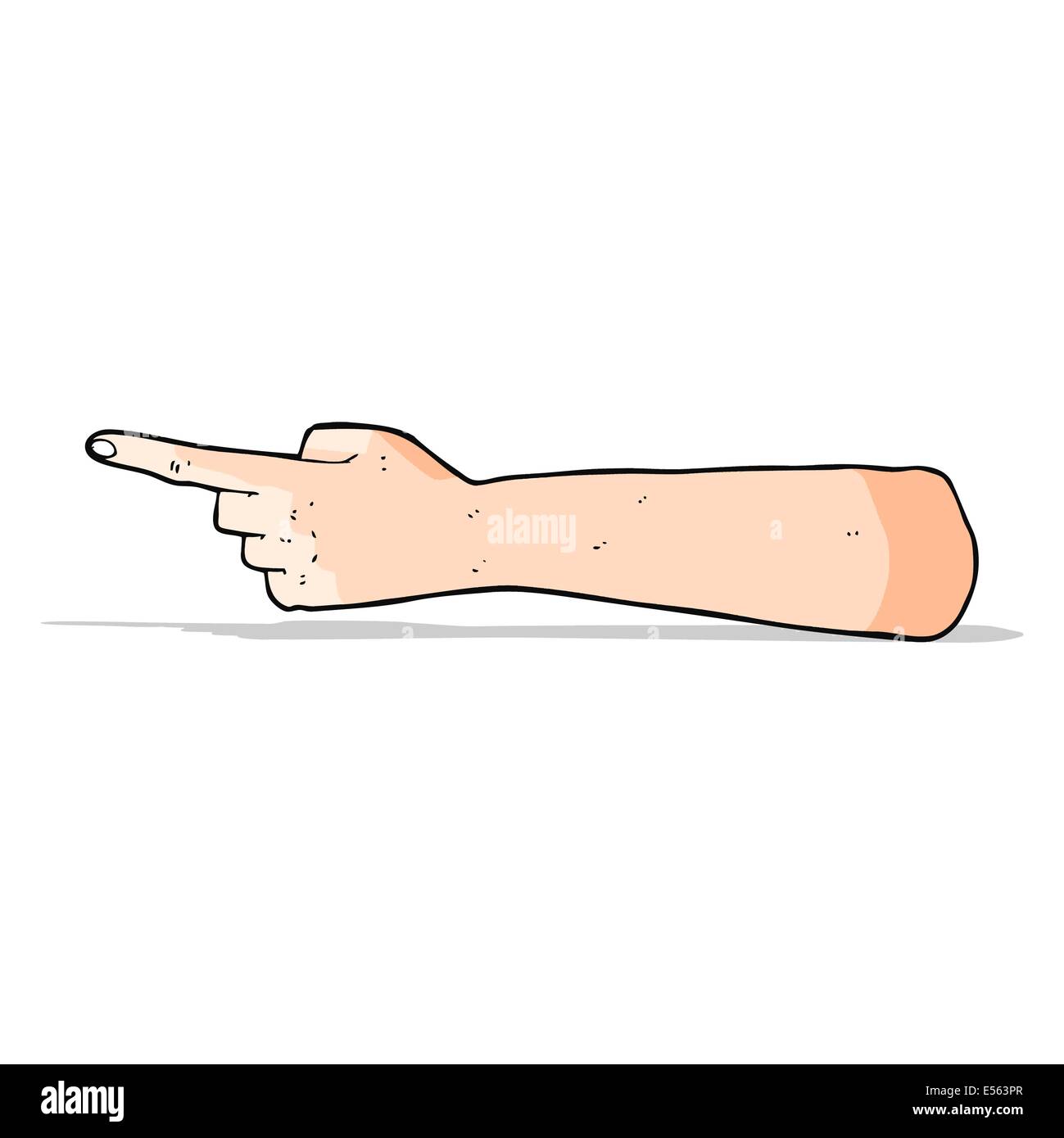 pointing hand cartoon Stock Vector Image & Art - Alamy