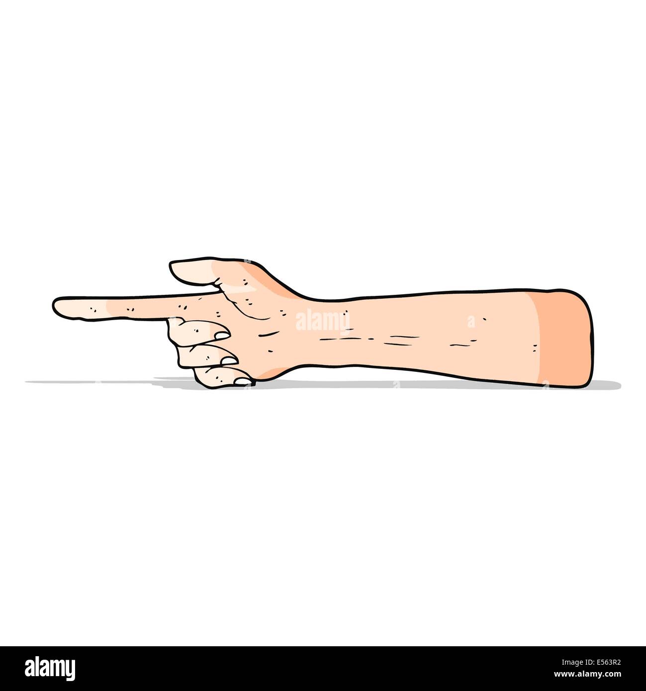 pointing hand cartoon Stock Vector Image & Art - Alamy