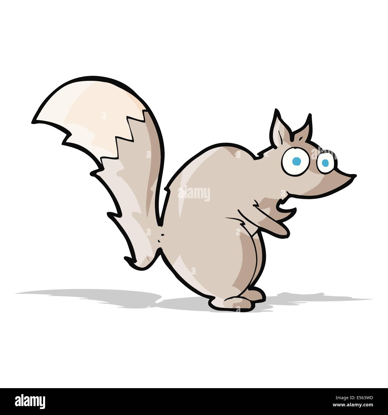 Startled squirrel Stock Vector Images - Alamy