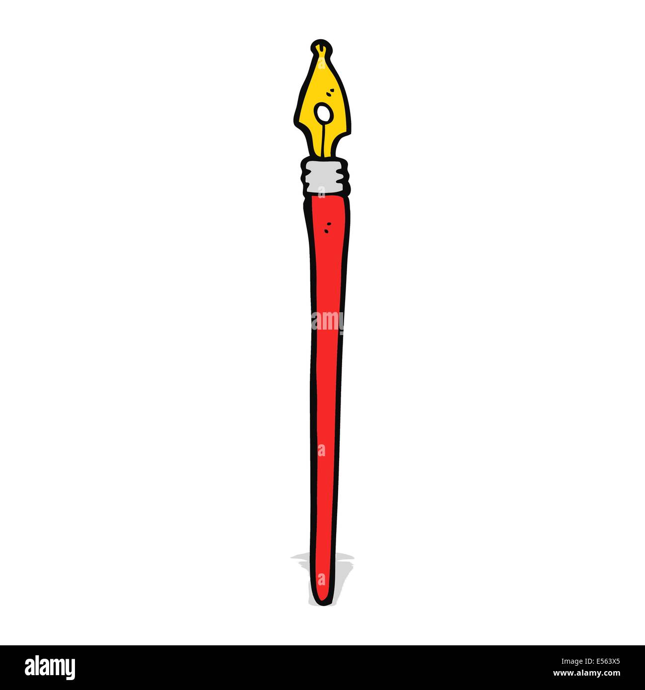 cartoon ink pen Stock Vector Image & Art - Alamy