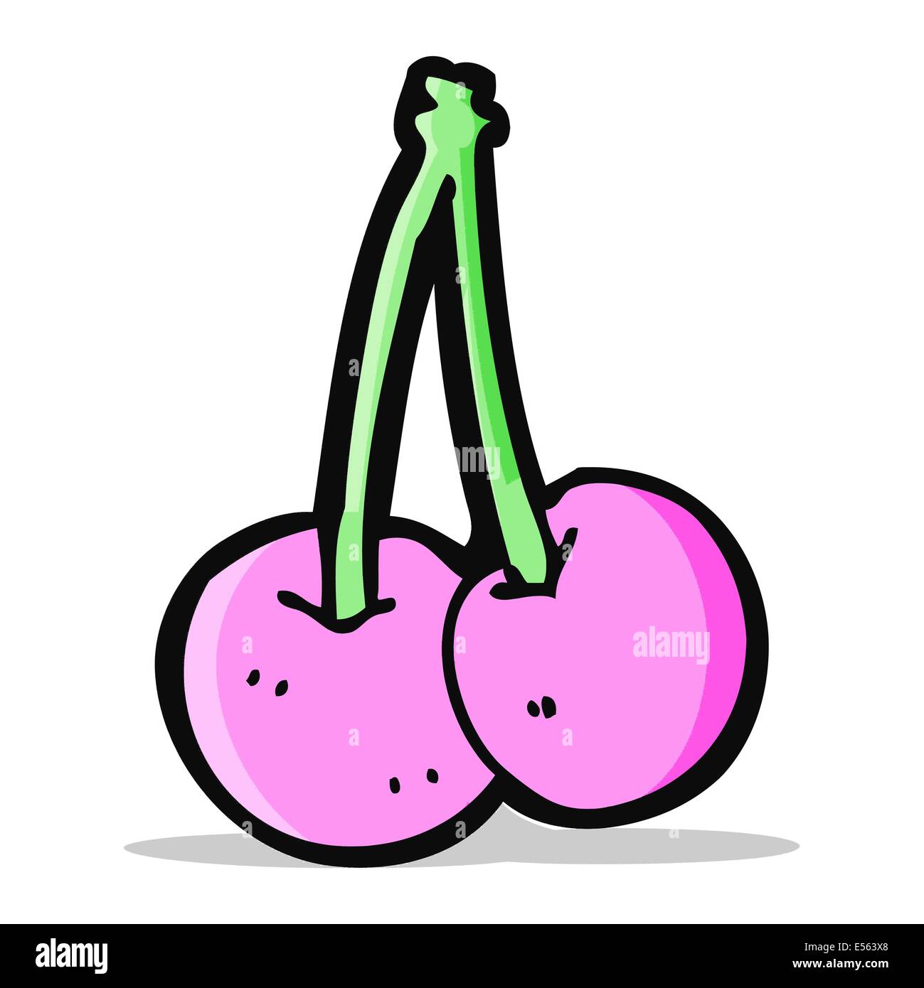 Cartoon cherries Cut Out Stock Images & Pictures - Alamy
