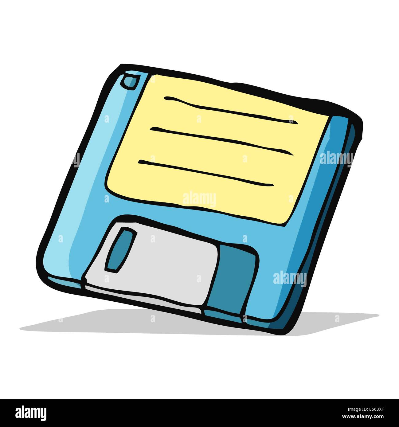 cartoon old computer disk Stock Vector Image & Art - Alamy