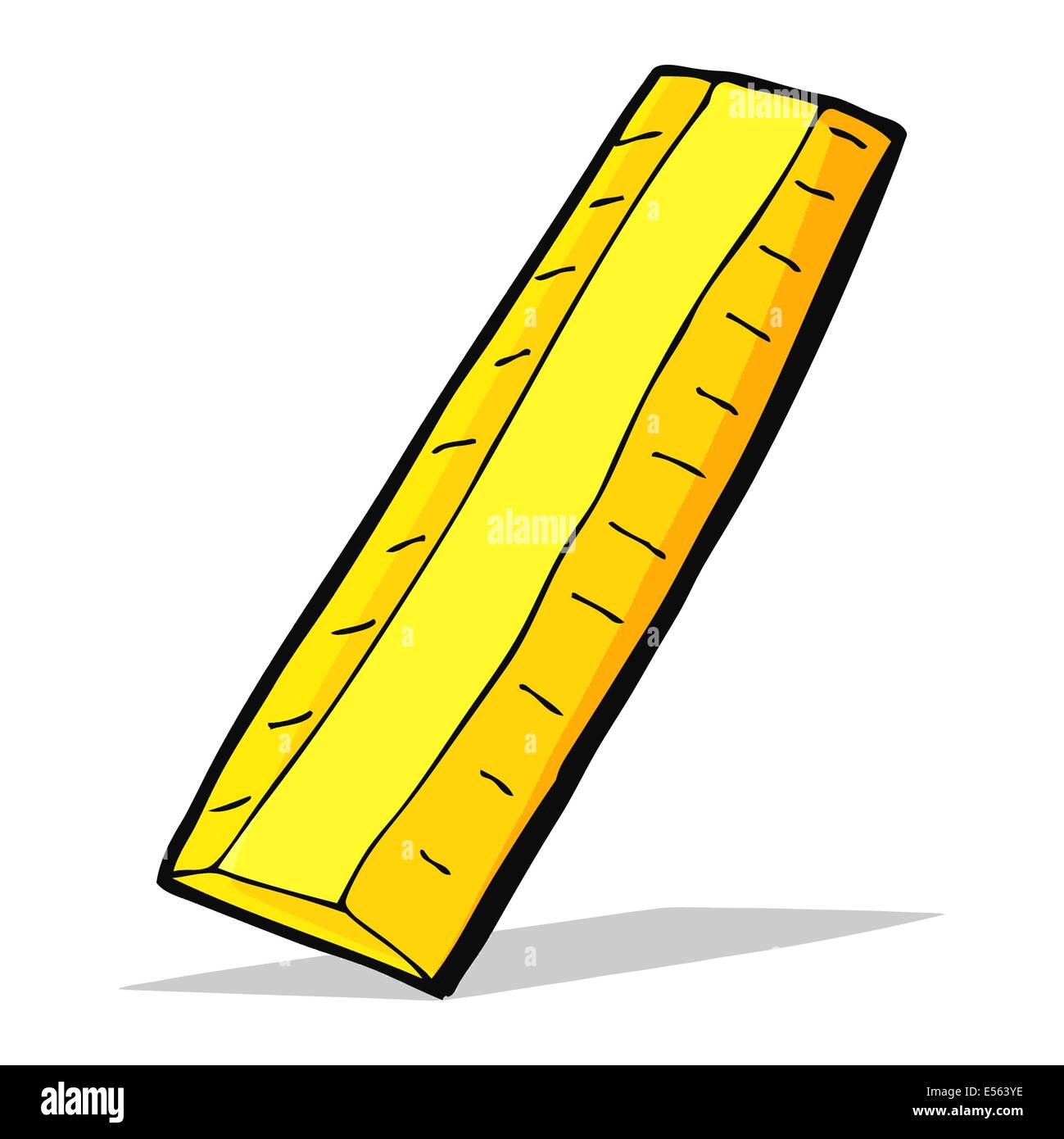 cartoon wooden ruler Stock Vector Image & Art - Alamy