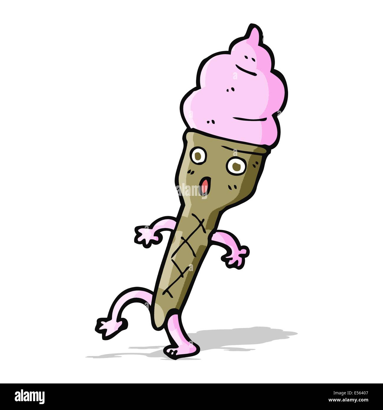 cartoon ice cream Stock Vector Image & Art - Alamy