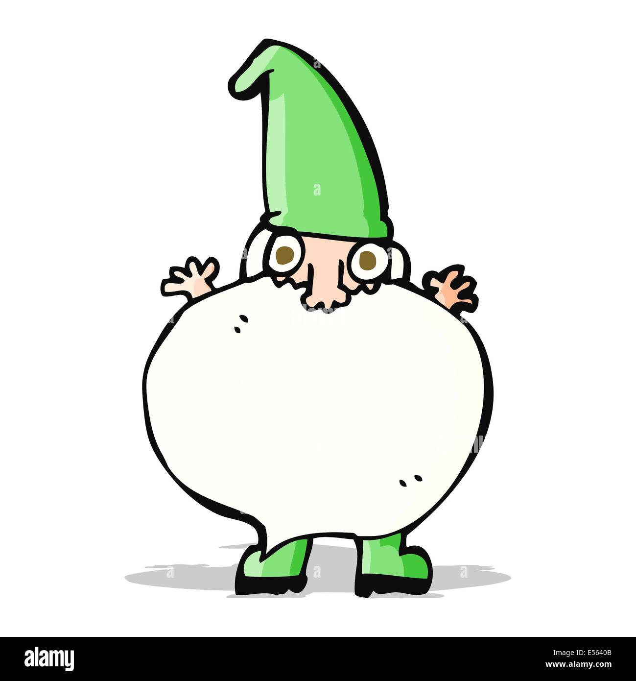 cartoon tiny santa Stock Vector Image & Art - Alamy