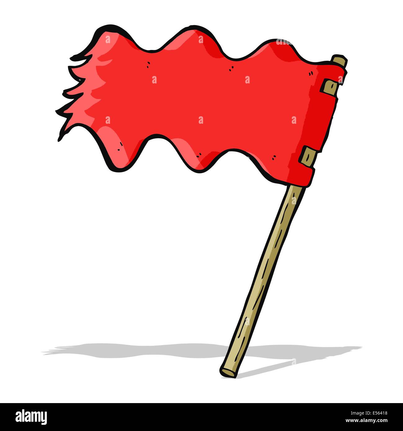 cartoon white flag Stock Vector Image & Art - Alamy