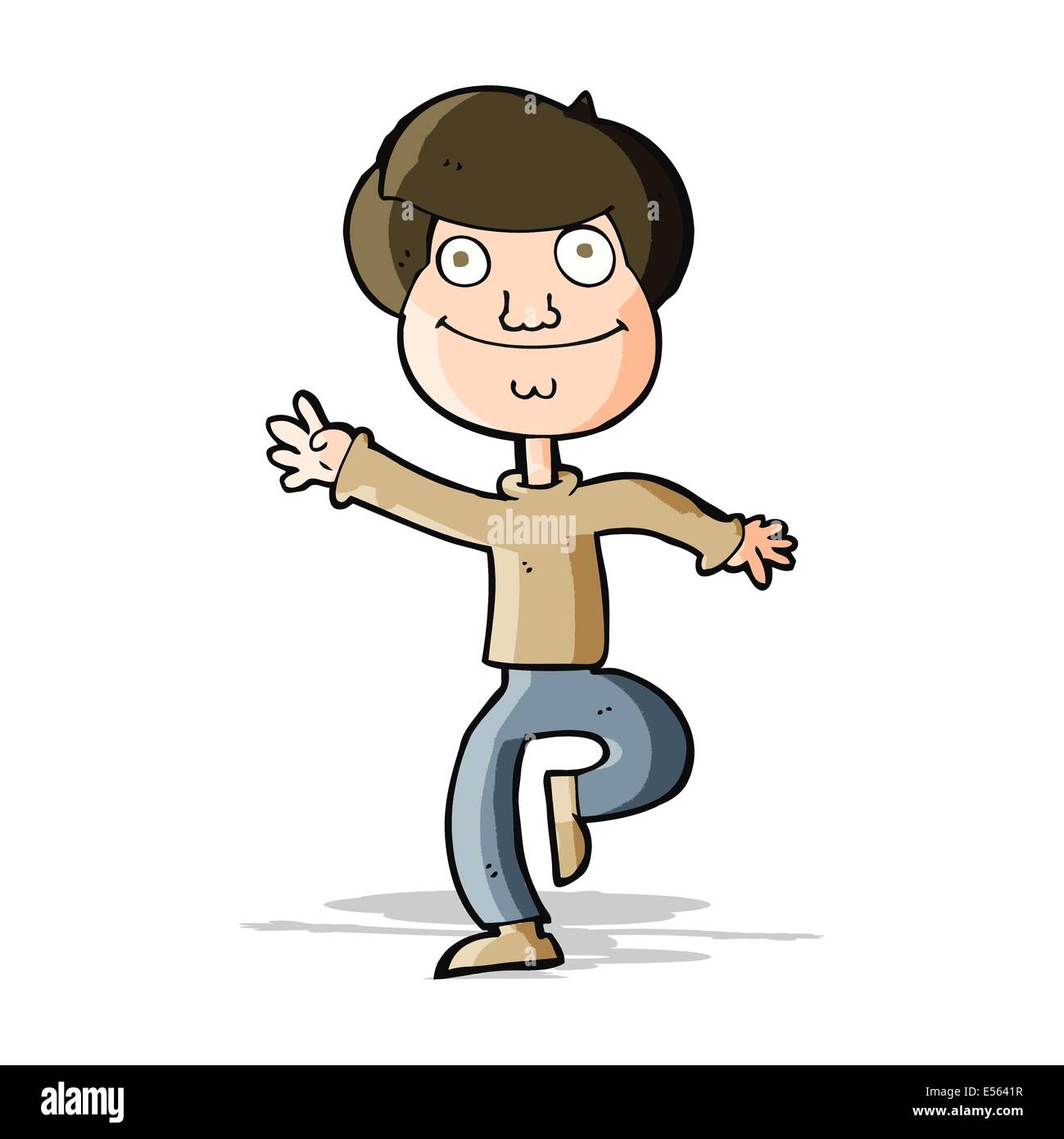cartoon dancing man Stock Vector Image & Art - Alamy
