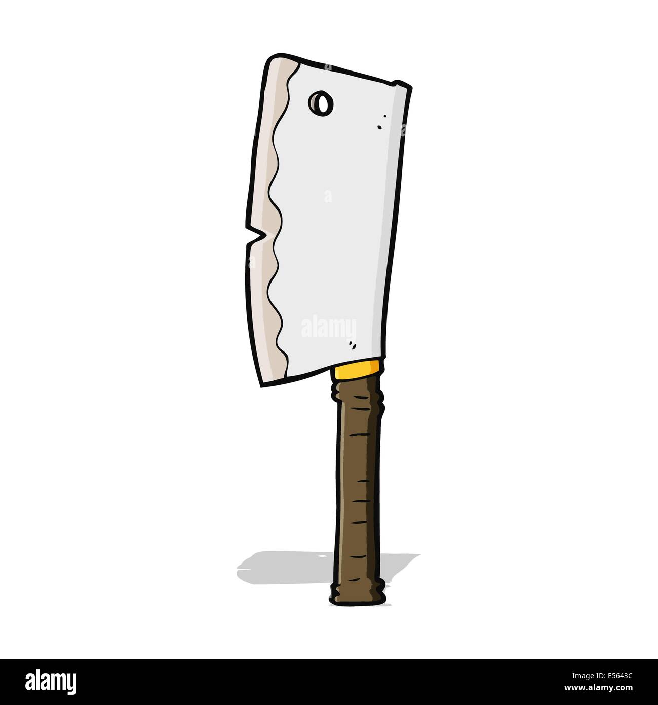 cartoon meat cleaver Stock Vector Image & Art - Alamy