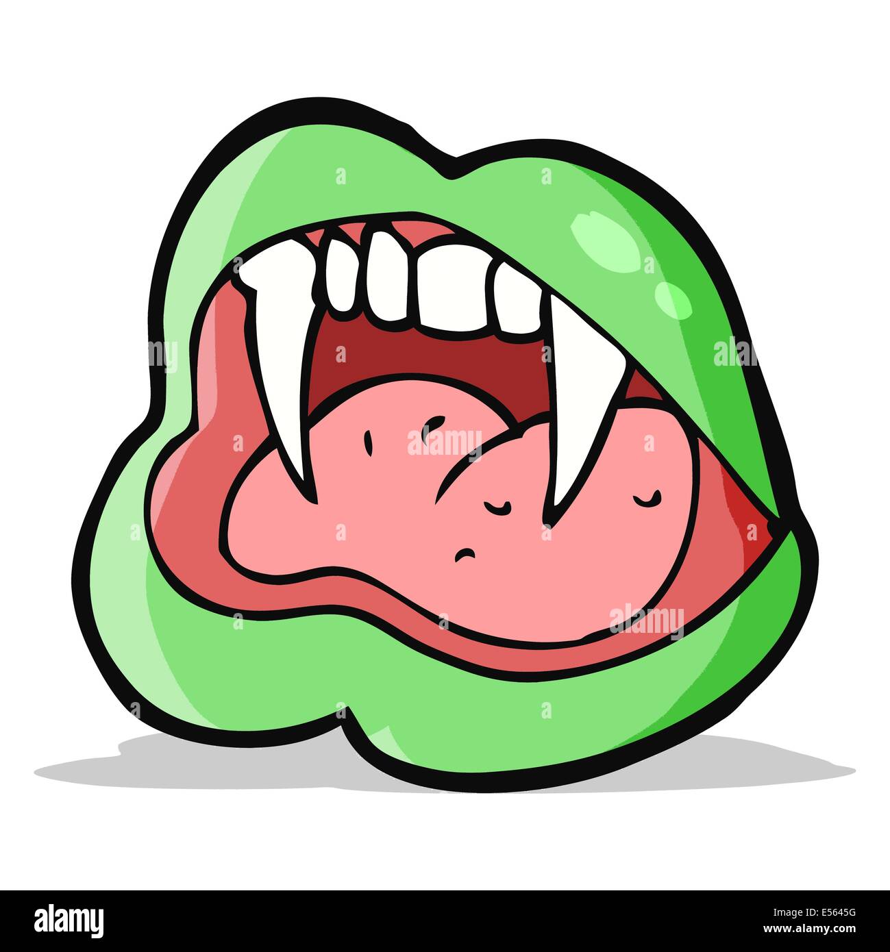 cartoon vampire lips Stock Vector Image & Art - Alamy