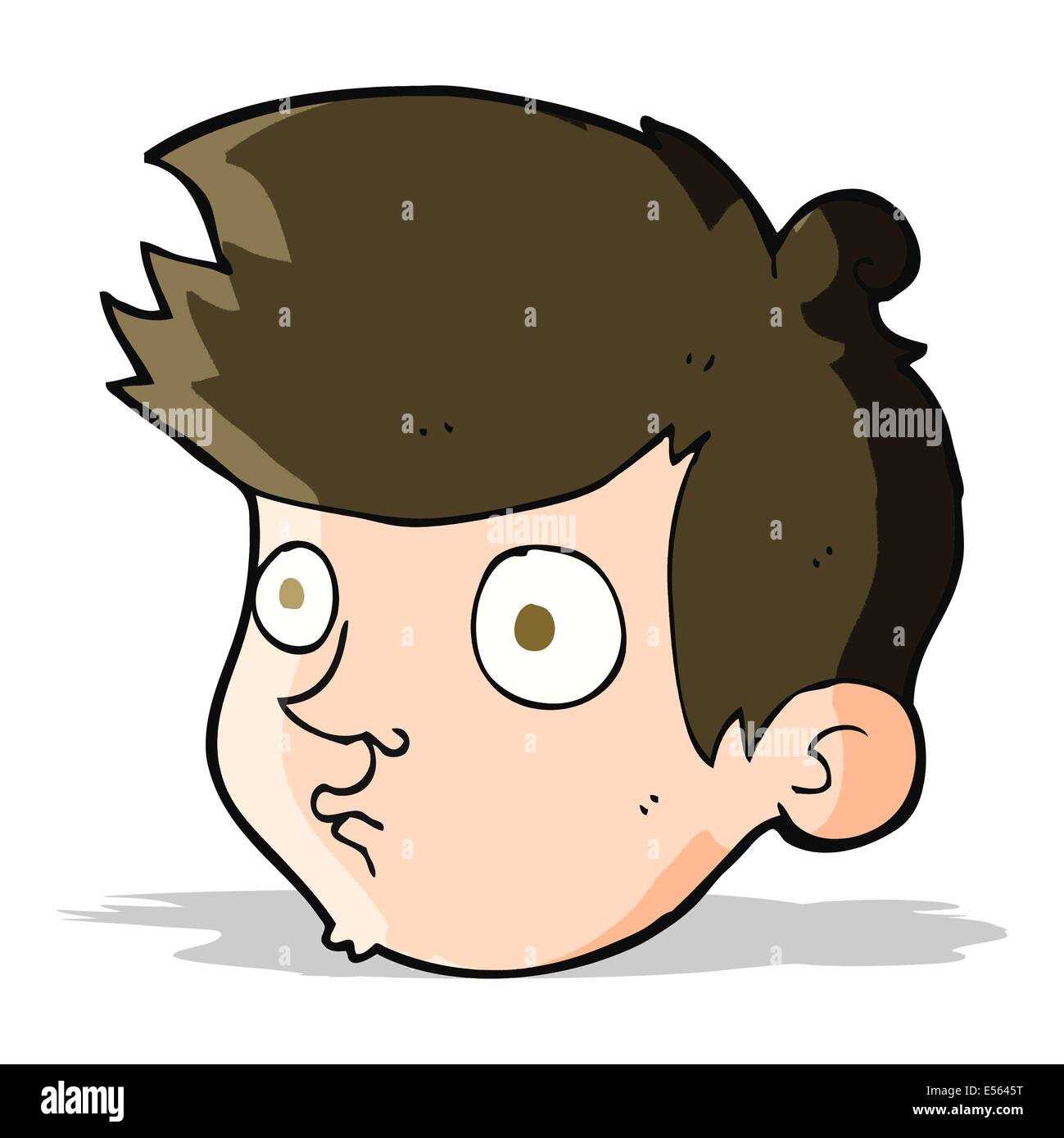 cartoon staring boy Stock Vector Image & Art - Alamy