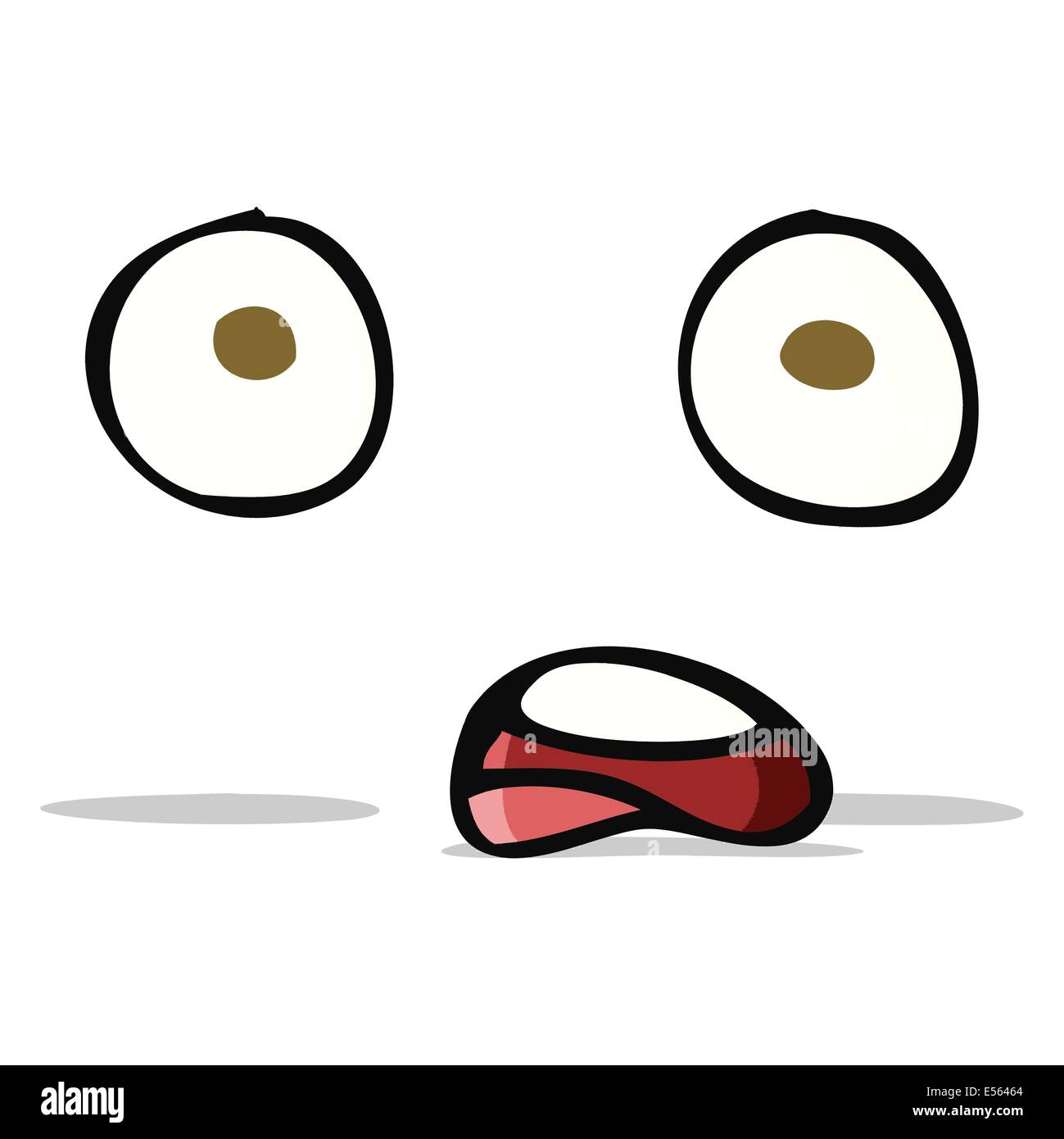 shocked cartoon face Stock Vector Image & Art - Alamy