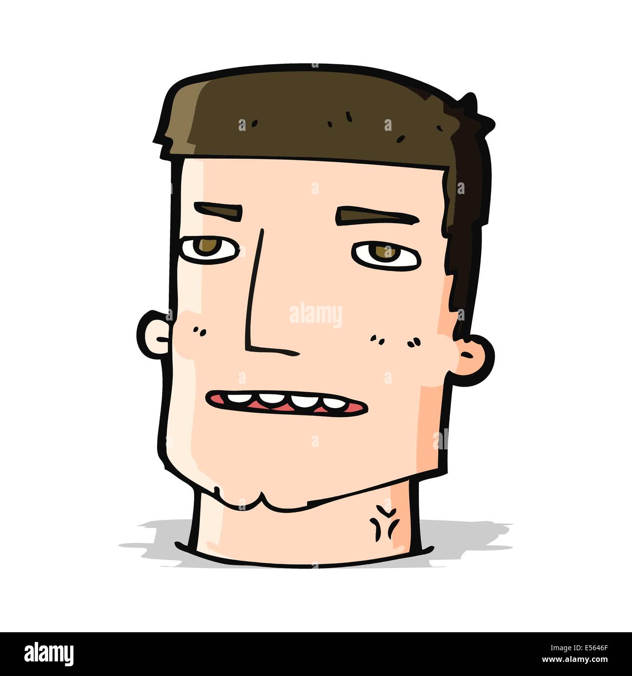 cartoon male head Stock Vector Image & Art - Alamy