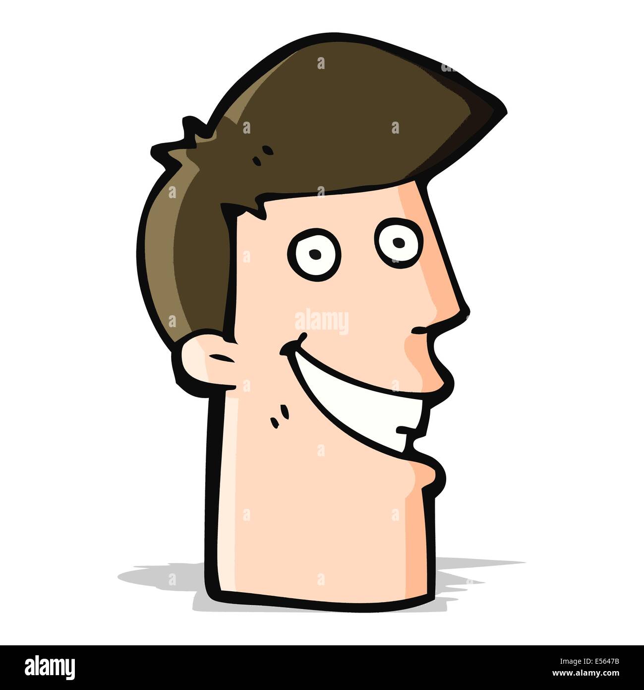 cartoon grinning man Stock Vector Image & Art - Alamy