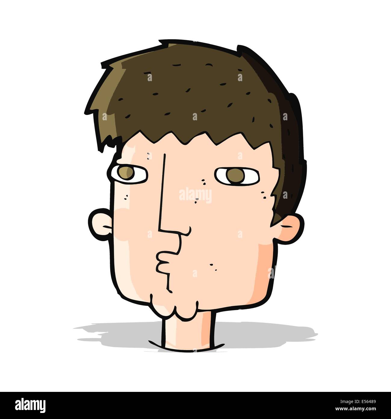 cartoon curious man Stock Vector Image & Art - Alamy