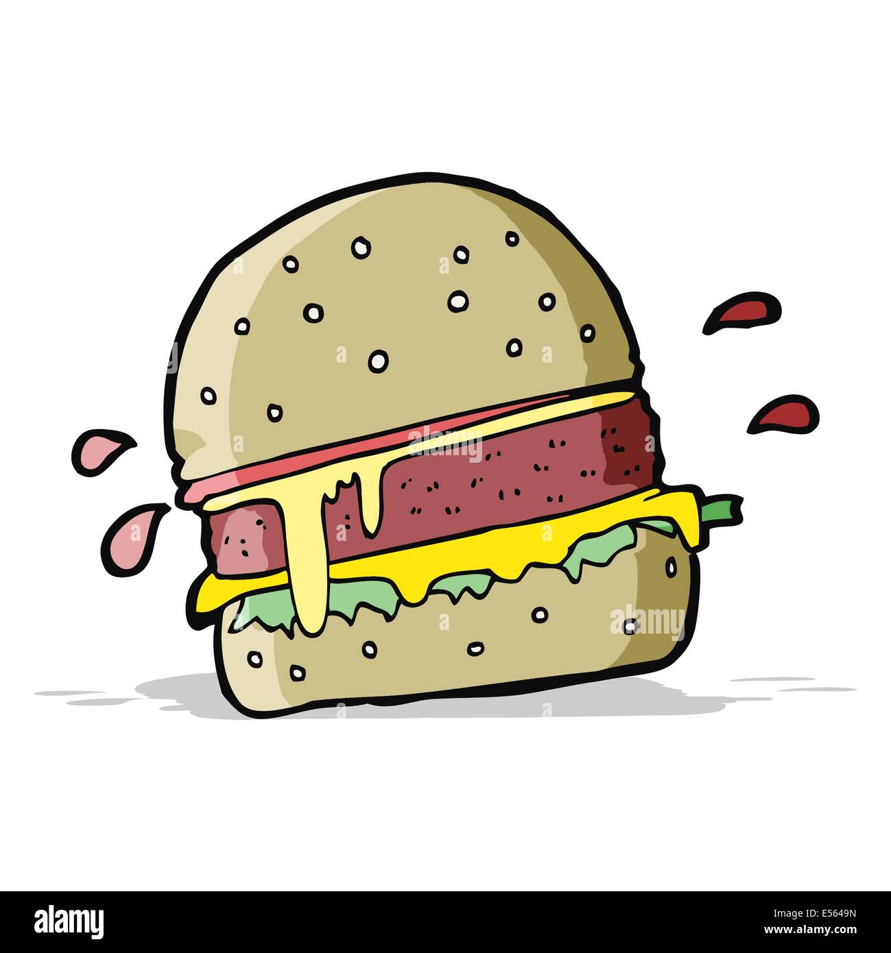 Crazy burger Stock Vector Images - Alamy