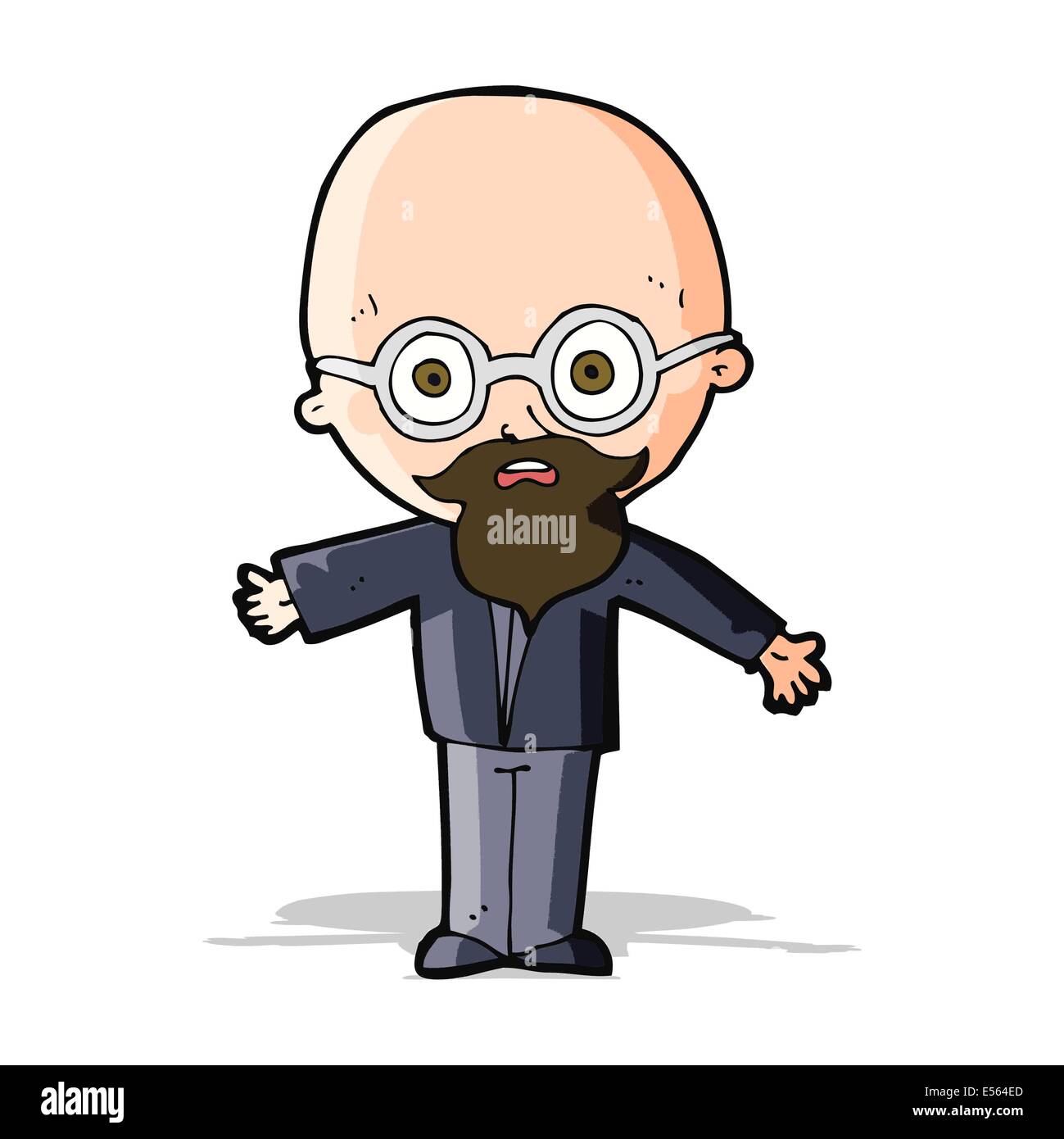 cartoon genius scientist Stock Vector Image & Art - Alamy