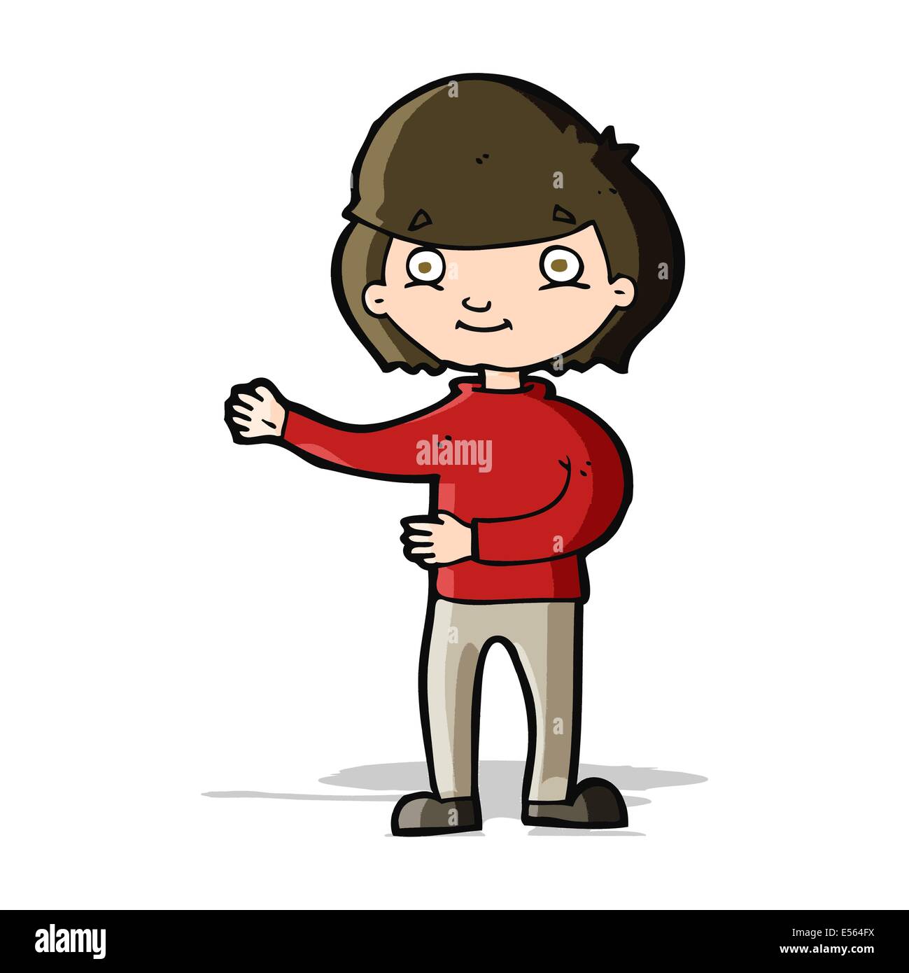 cartoon happy person Stock Vector Image & Art - Alamy