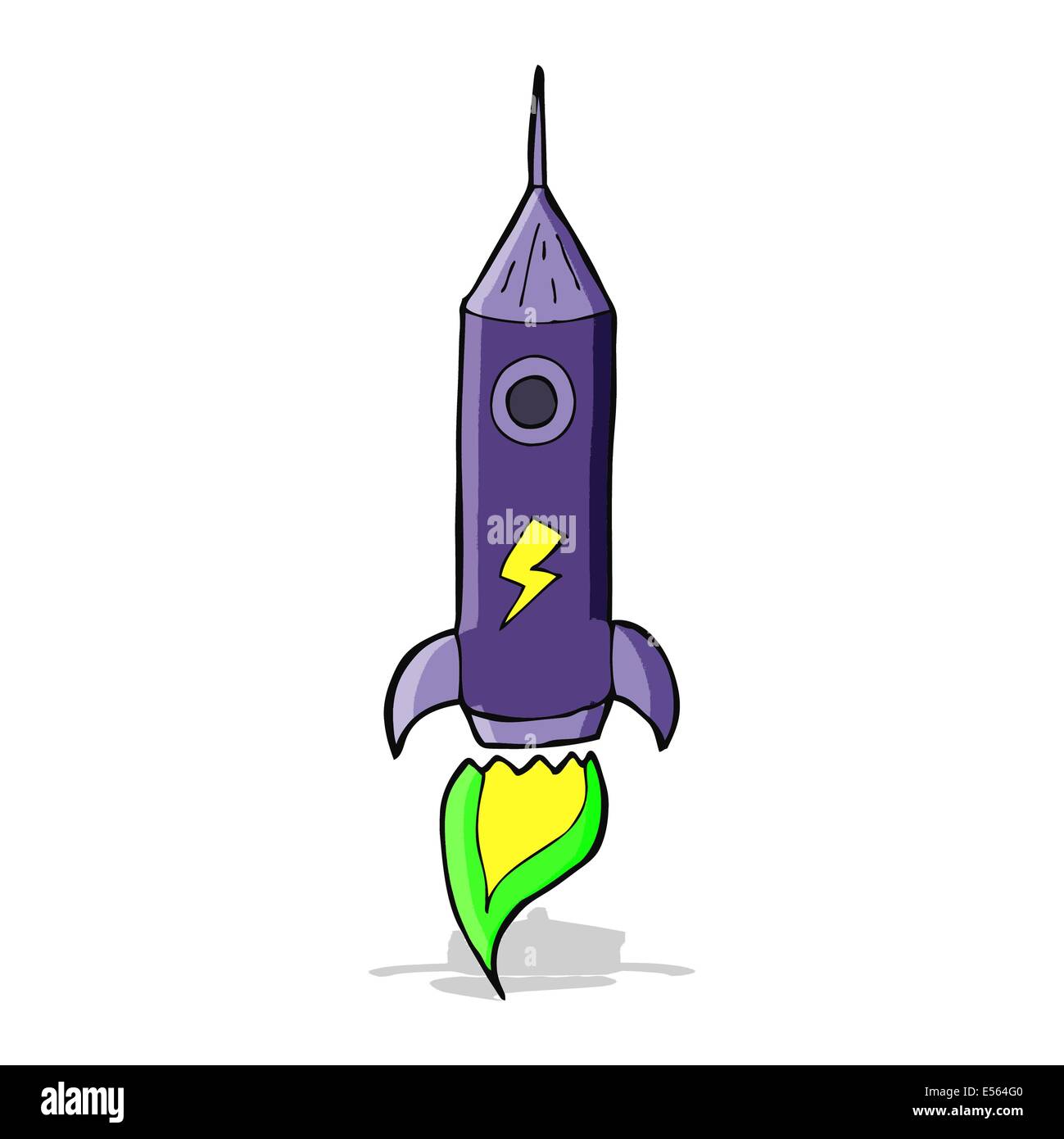 cartoon space rocket Stock Vector Image & Art - Alamy