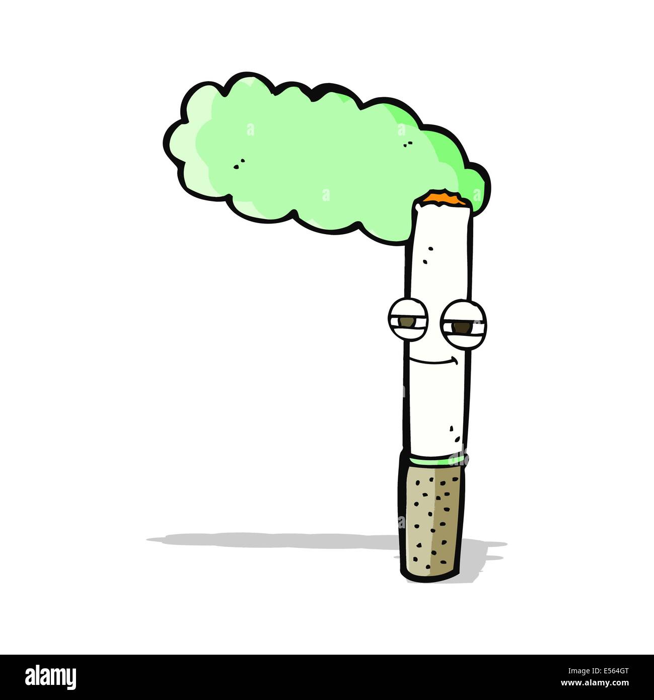 cartoon happy cigarette Stock Vector Image & Art - Alamy