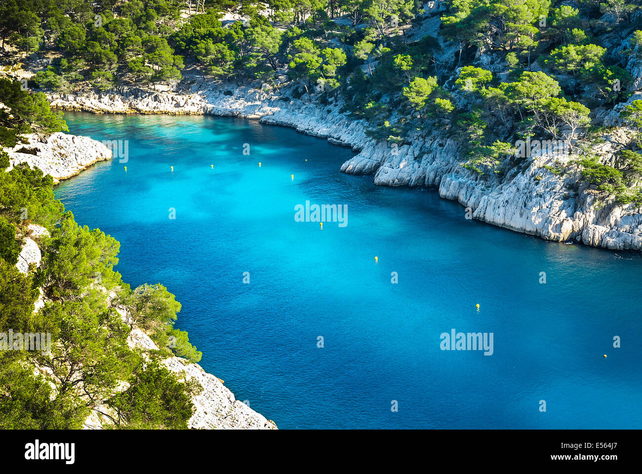 Calanques of Port Pin in Cassis in France near Marseille Stock Photo ...