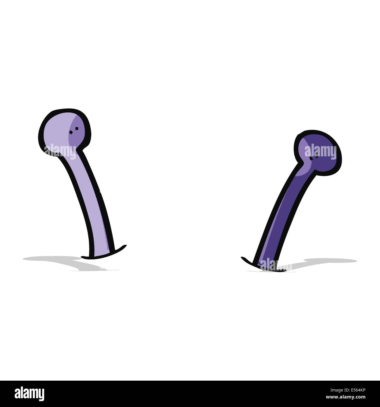 cartoon alien antennae Stock Vector Image & Art - Alamy