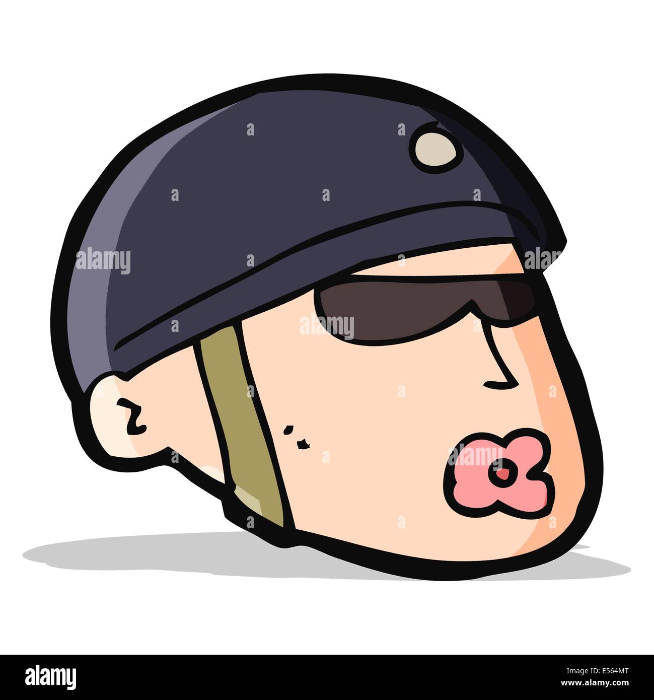 cartoon policeman head Stock Vector Image & Art - Alamy