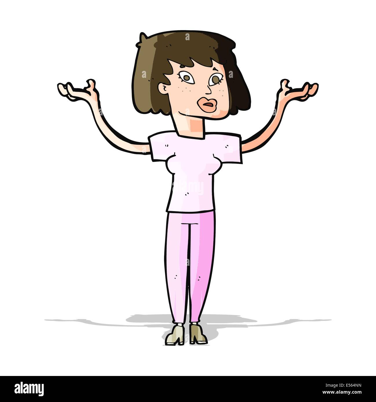 Girl holding up her drawing Cut Out Stock Images & Pictures - Alamy