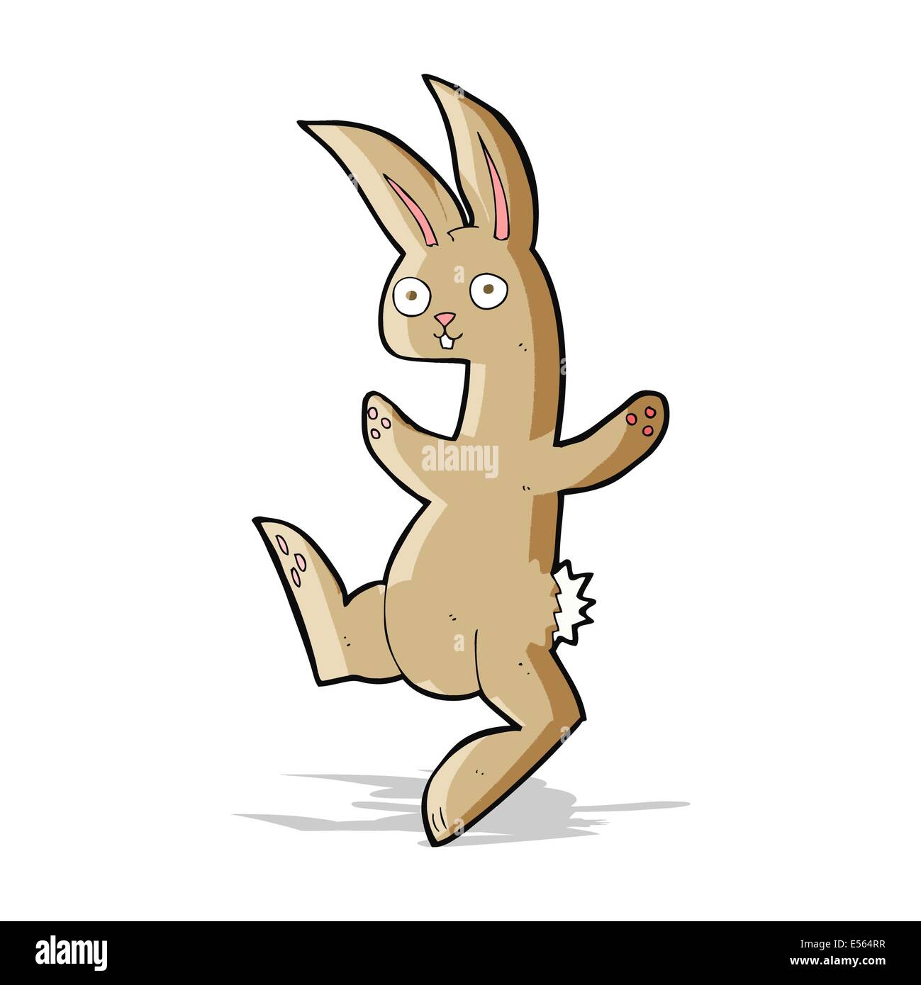 funny cartoon rabbit Stock Vector Image & Art - Alamy