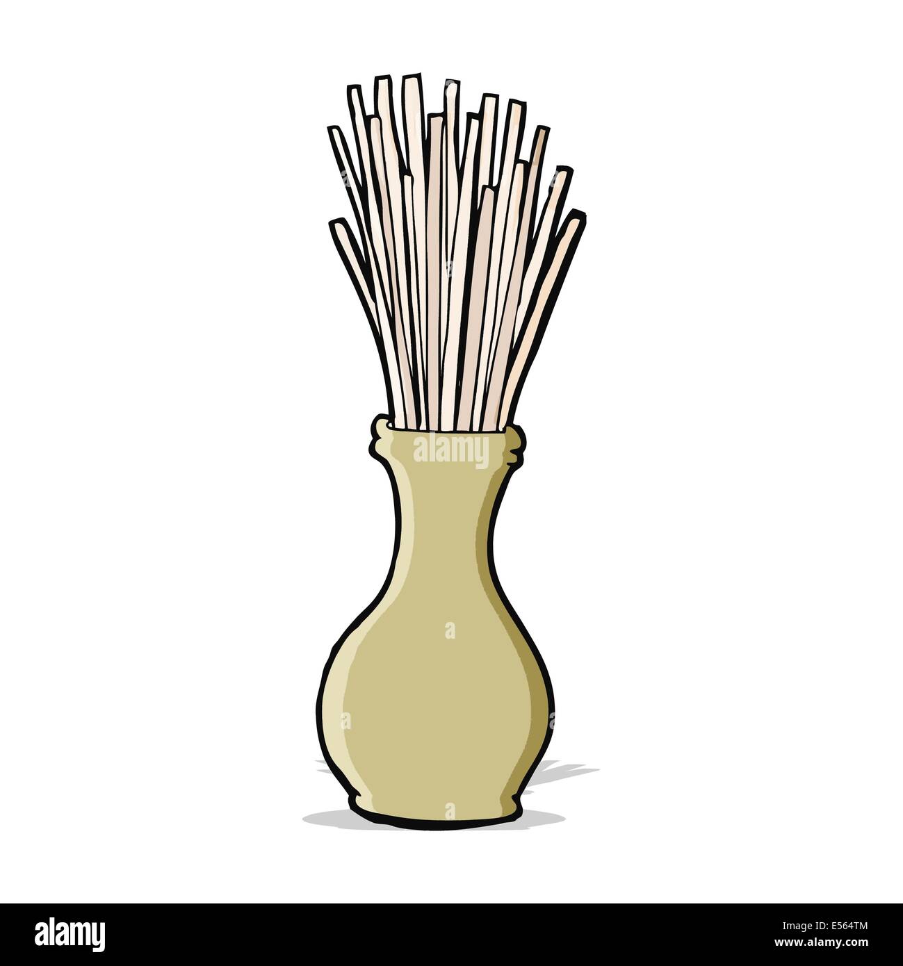 cartoon reeds in vase Stock Vector Image & Art - Alamy