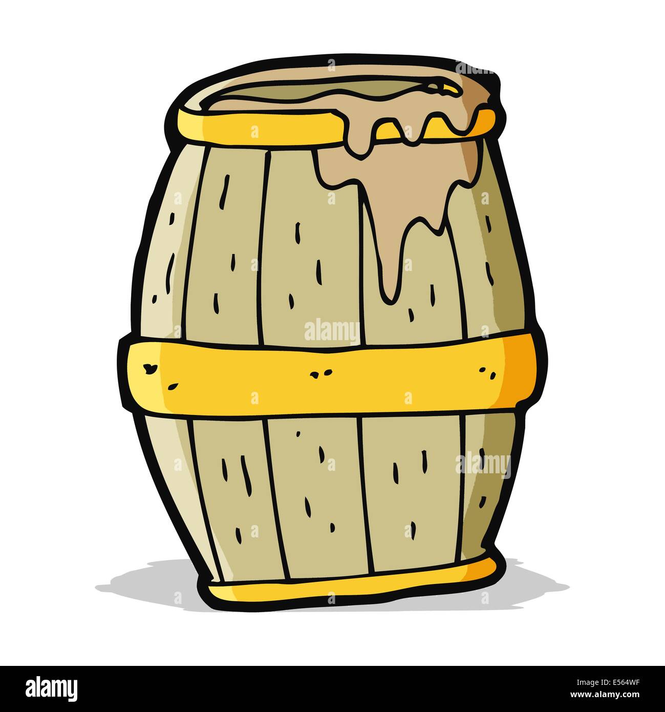 cartoon beer barrel Stock Vector Image & Art - Alamy