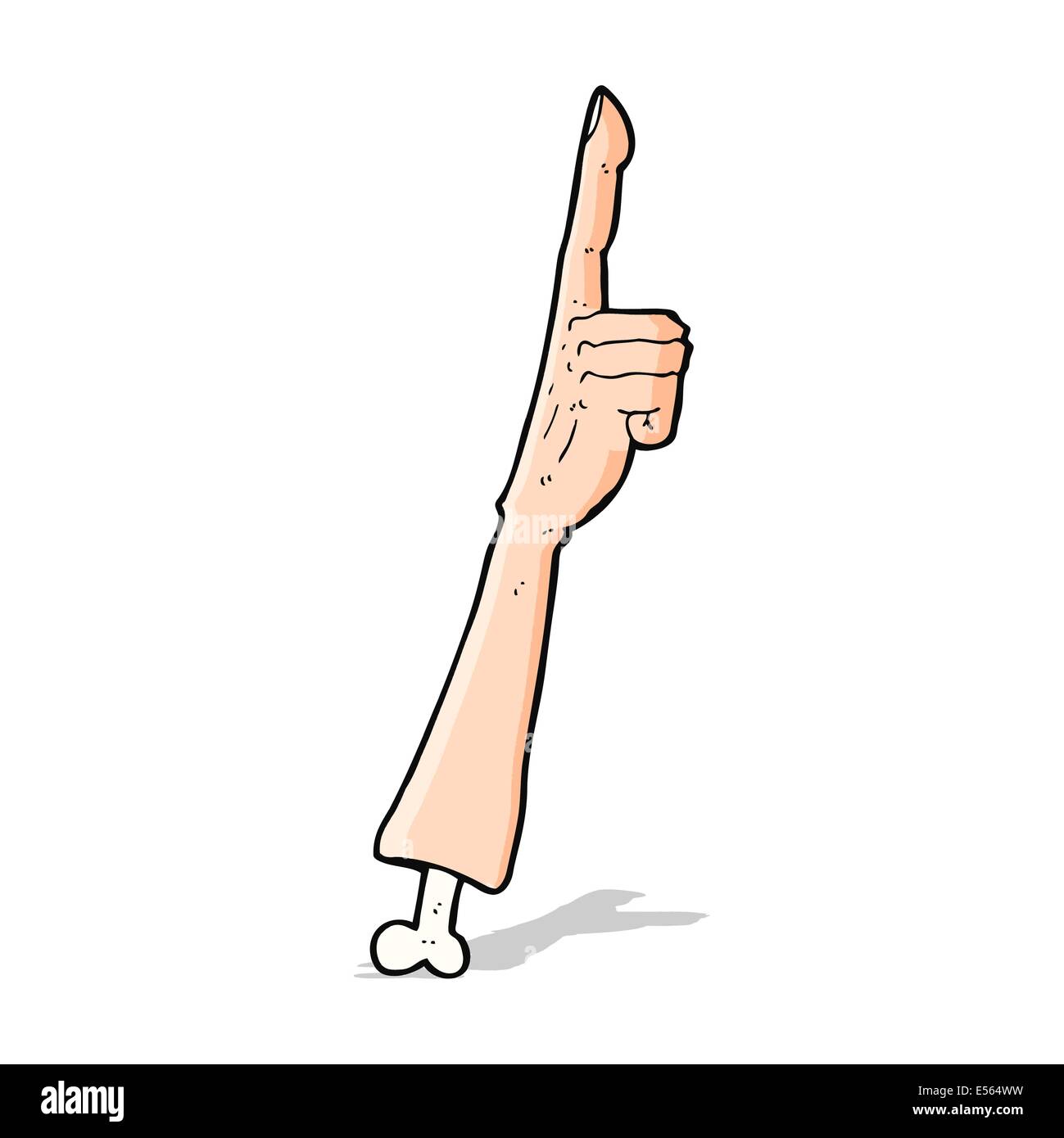 Cartoon Arm Pointing