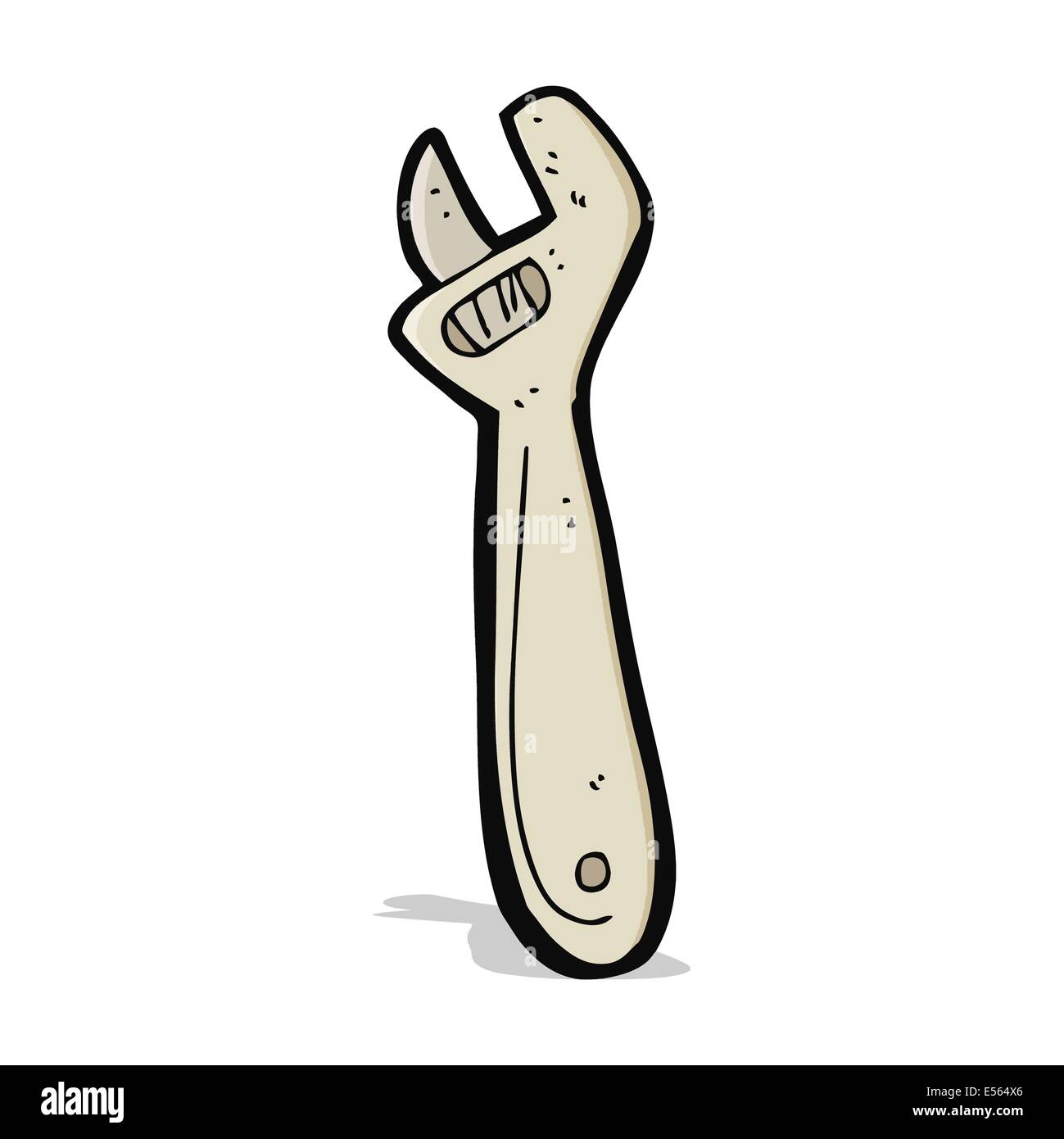 cartoon adjustable spanner Stock Vector Image & Art - Alamy