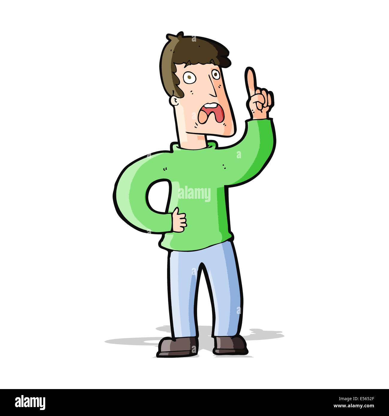 cartoon man with complaint Stock Vector Image & Art - Alamy