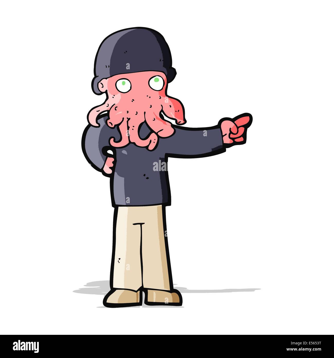 cartoon alien monster man Stock Vector Image & Art - Alamy