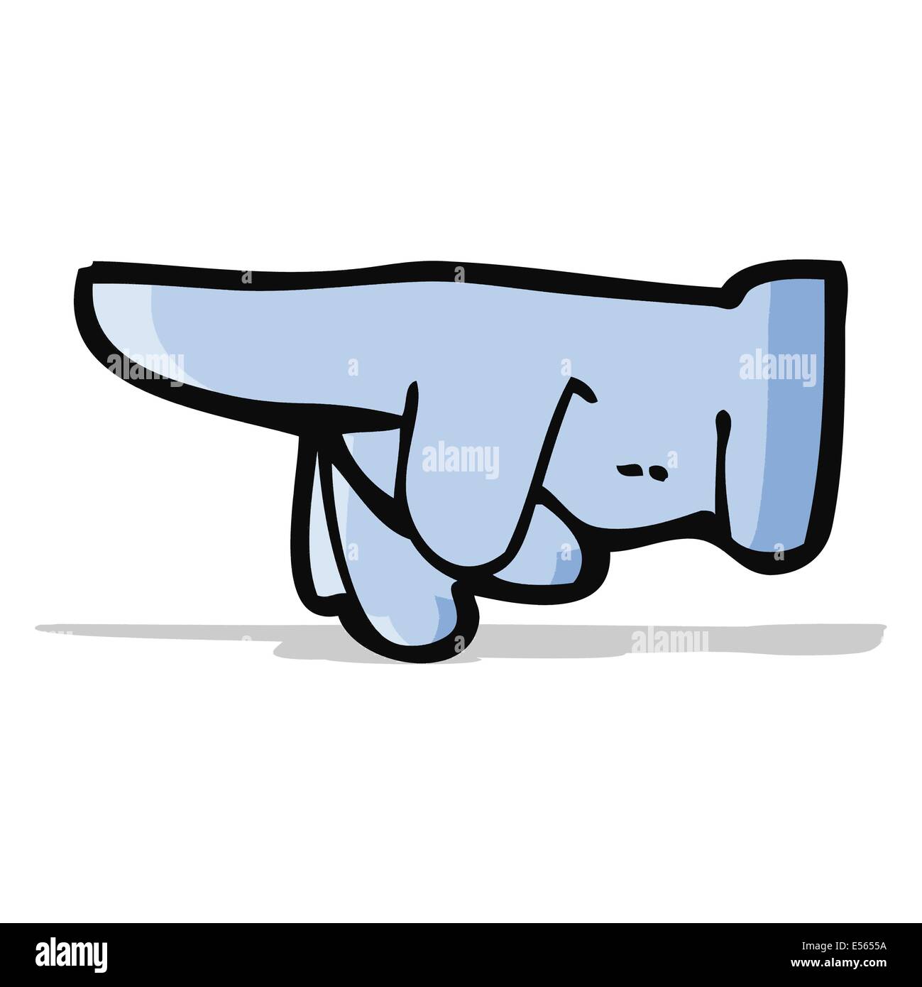 cartoon pointing hand Stock Vector Image & Art - Alamy