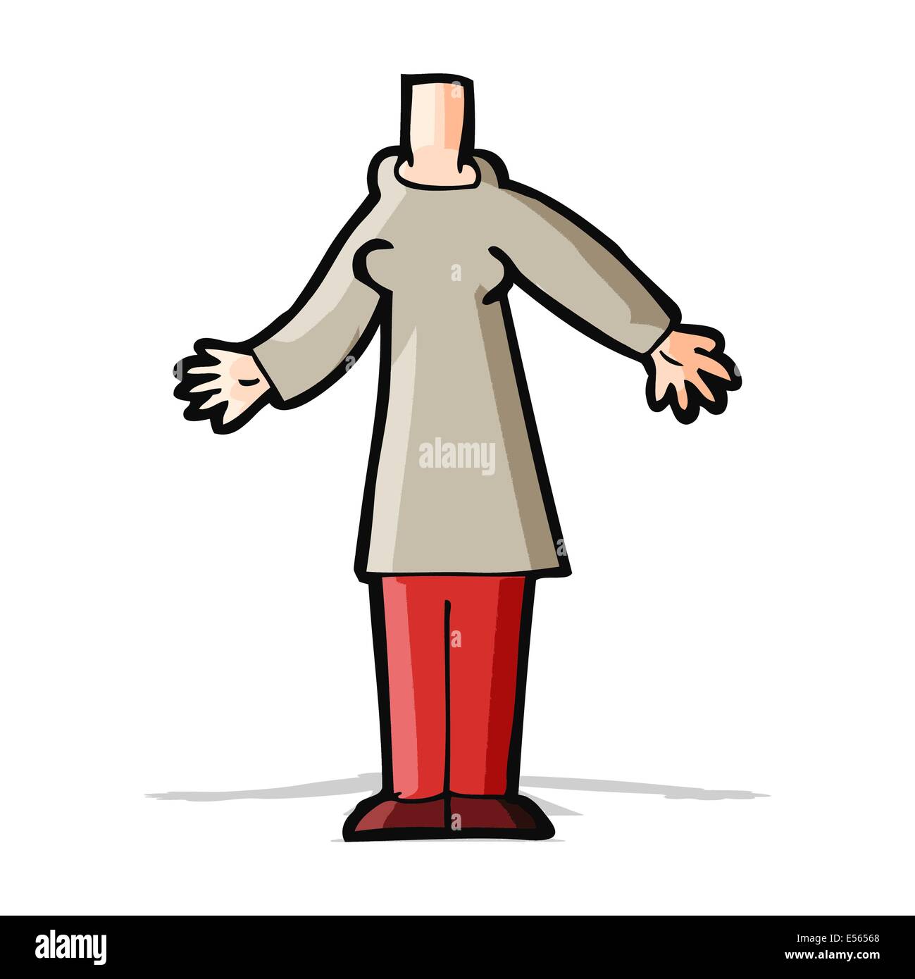 Cartoon body mix match cartoons hi-res stock photography and images - Alamy