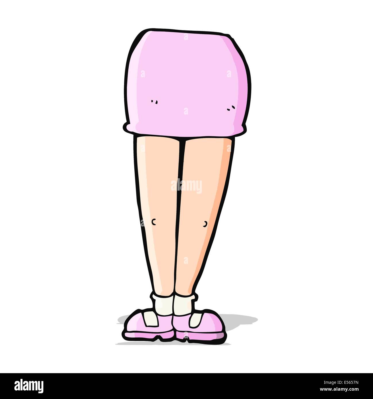 cartoon female legs Stock Vector Image & Art - Alamy