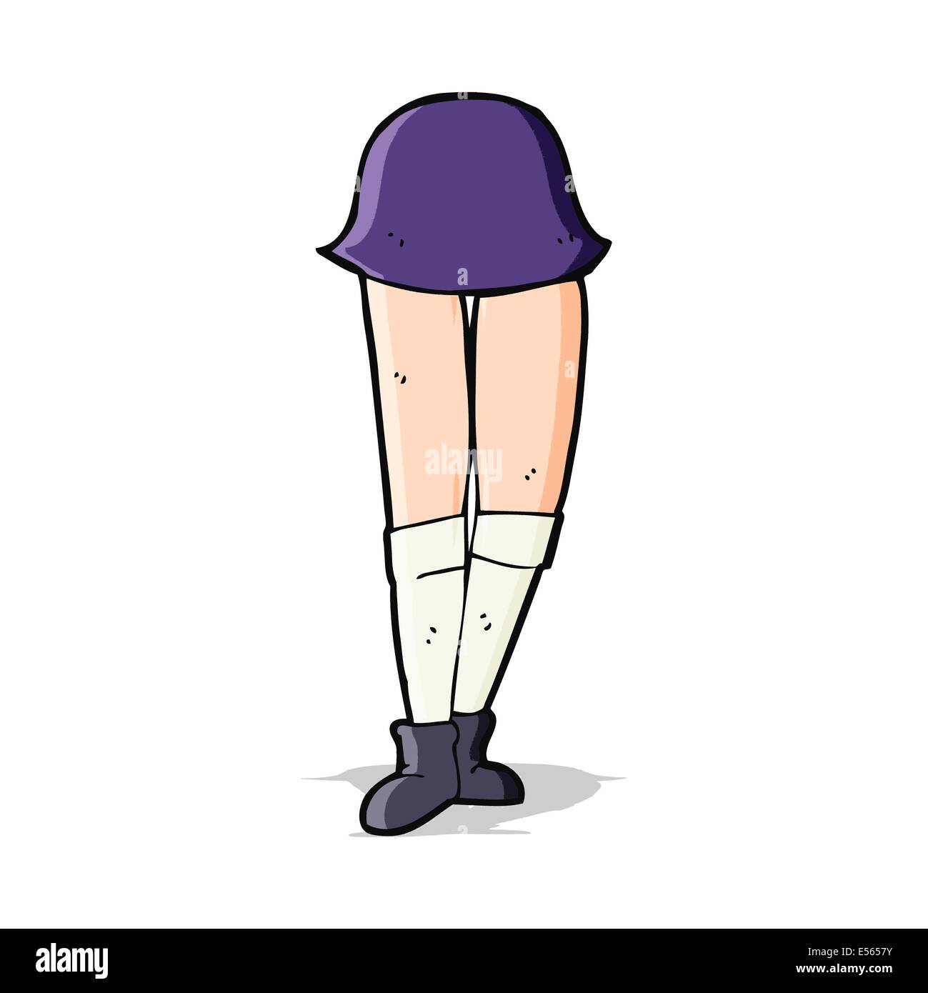 cartoon female legs Stock Vector Image & Art - Alamy